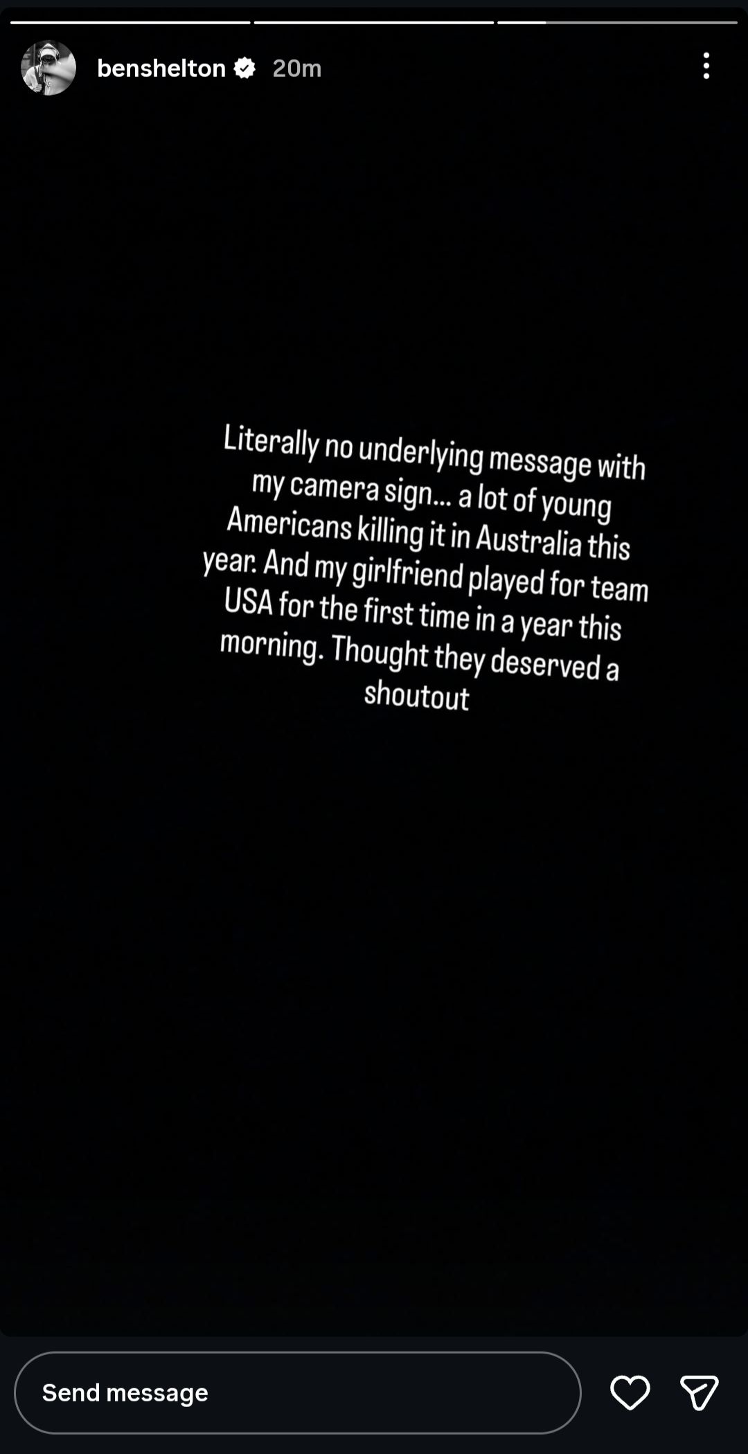 Ben Shelton Makes Position Clear on 'USA' Camera Note After Speculation ...