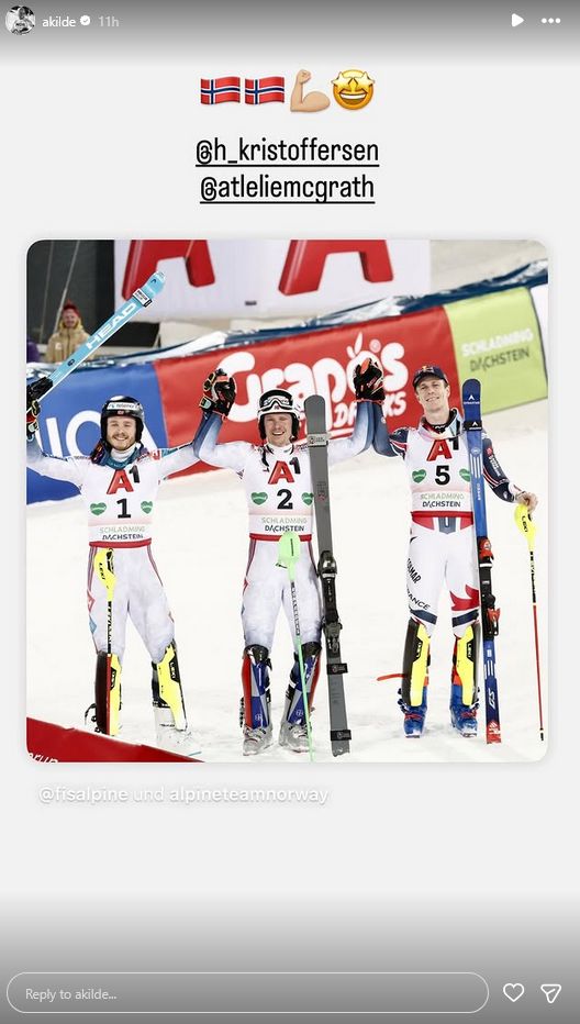 Mikaela Shiffrin's Fiancé Aleksander Kilde Reacts as Henrik ...