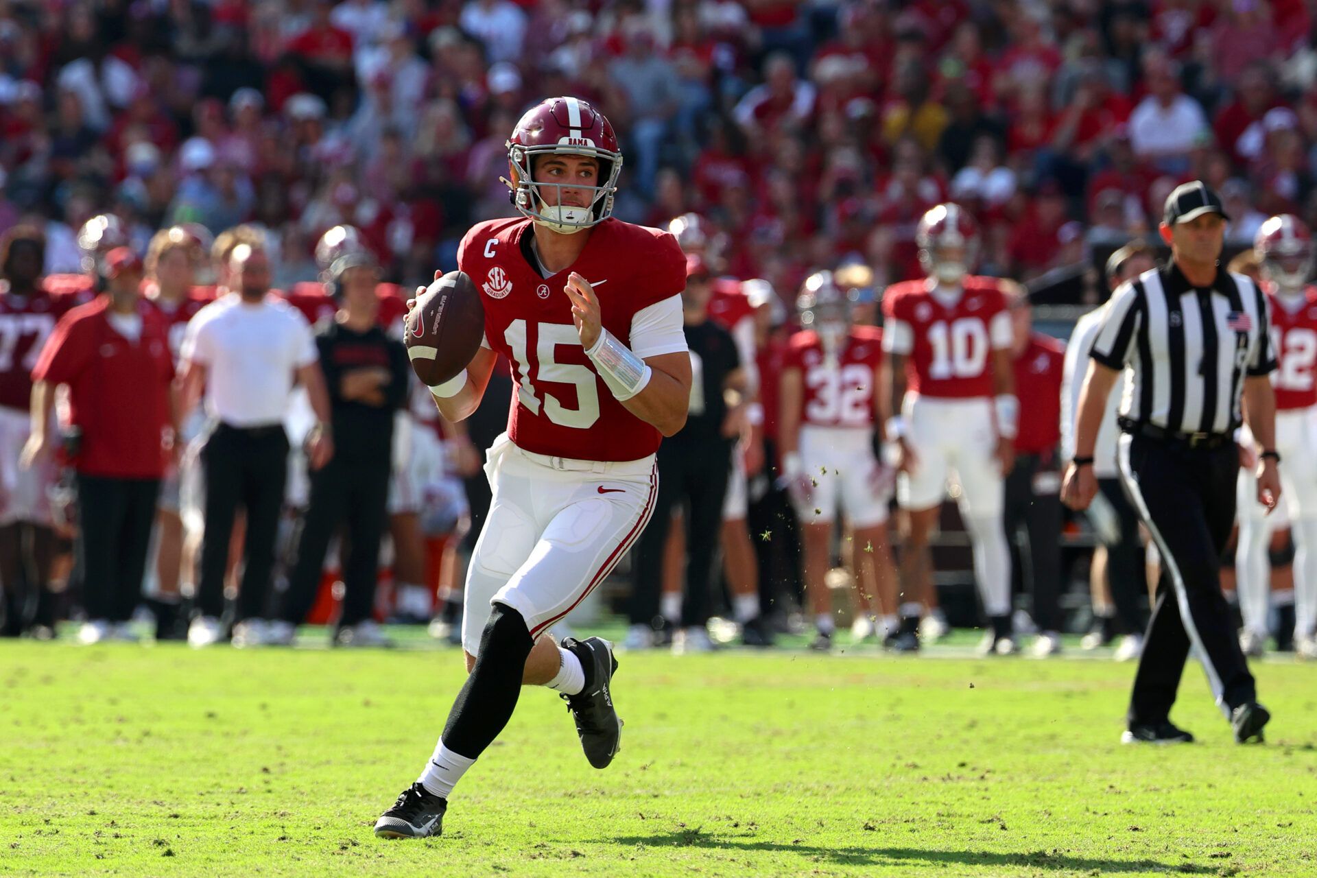 Alabama QB Ty Simpson’s Fate Takes a Turn As Unexpected NFL Draft ...