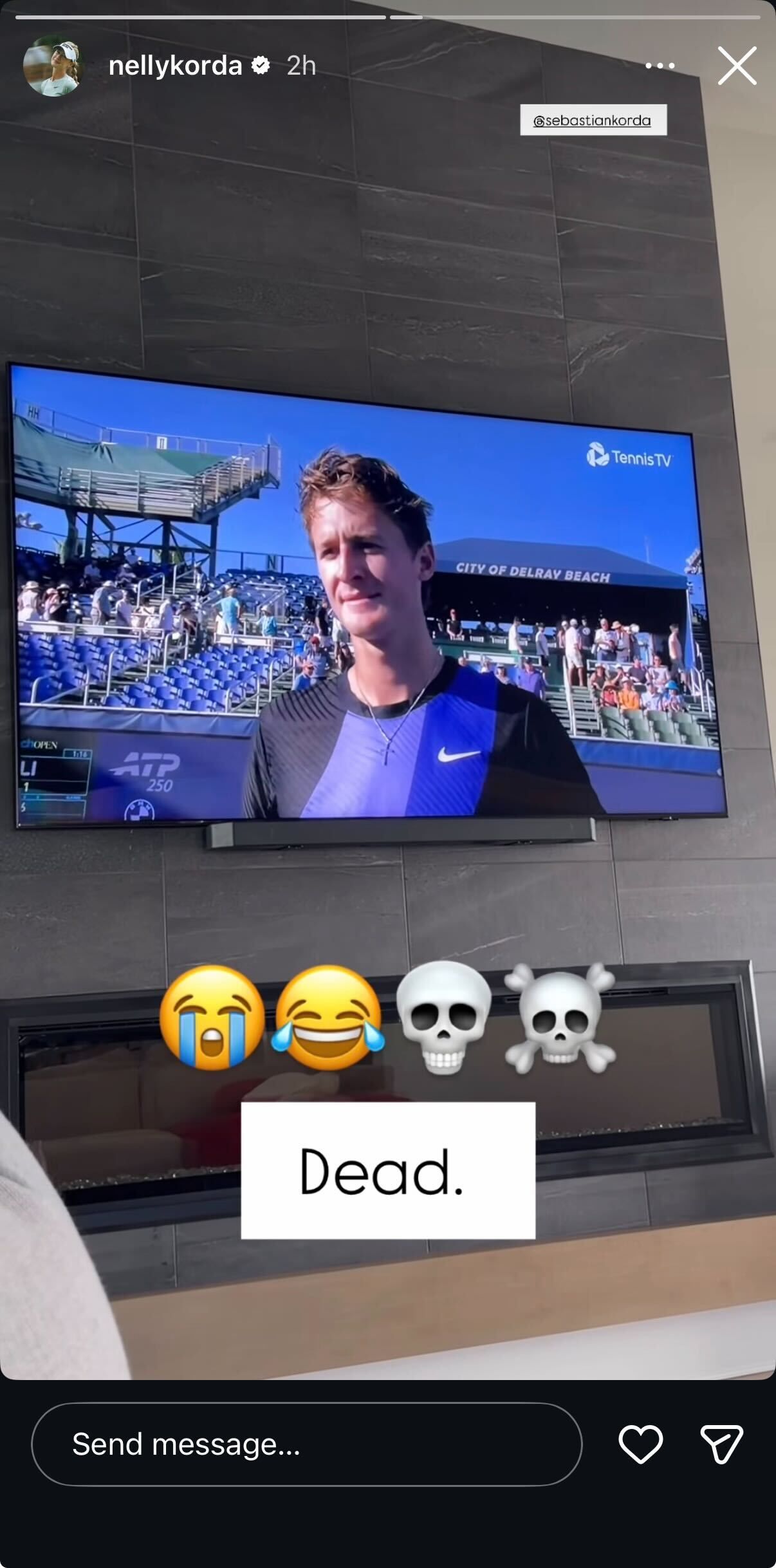 Sebastian Korda’s Sister Nelly Korda Reacts to Interviewer’s Wild ...