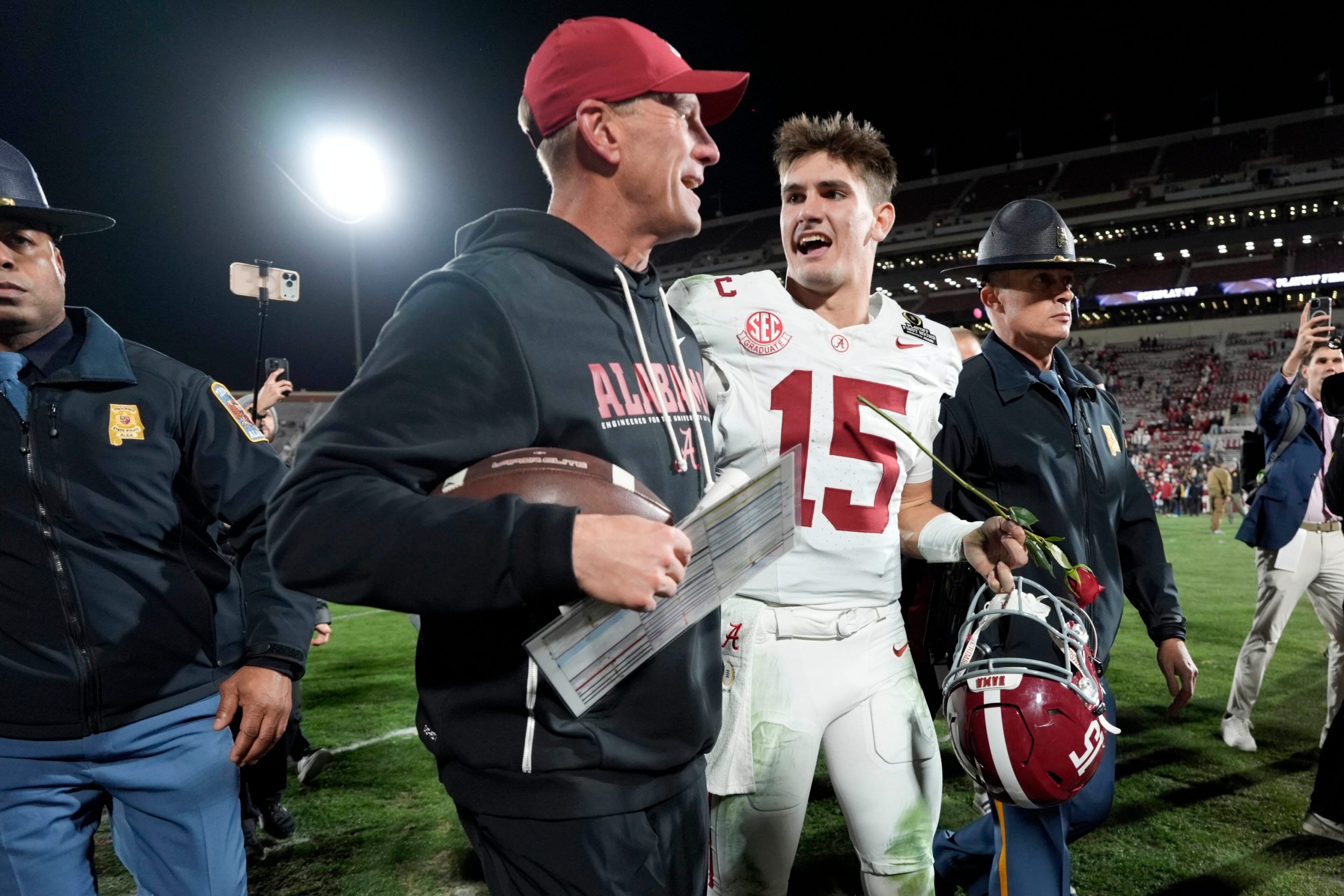 Alabama HC Kalen DeBoer Backs ‘Polarizing’ Ty Simpson as a First-Round Pick