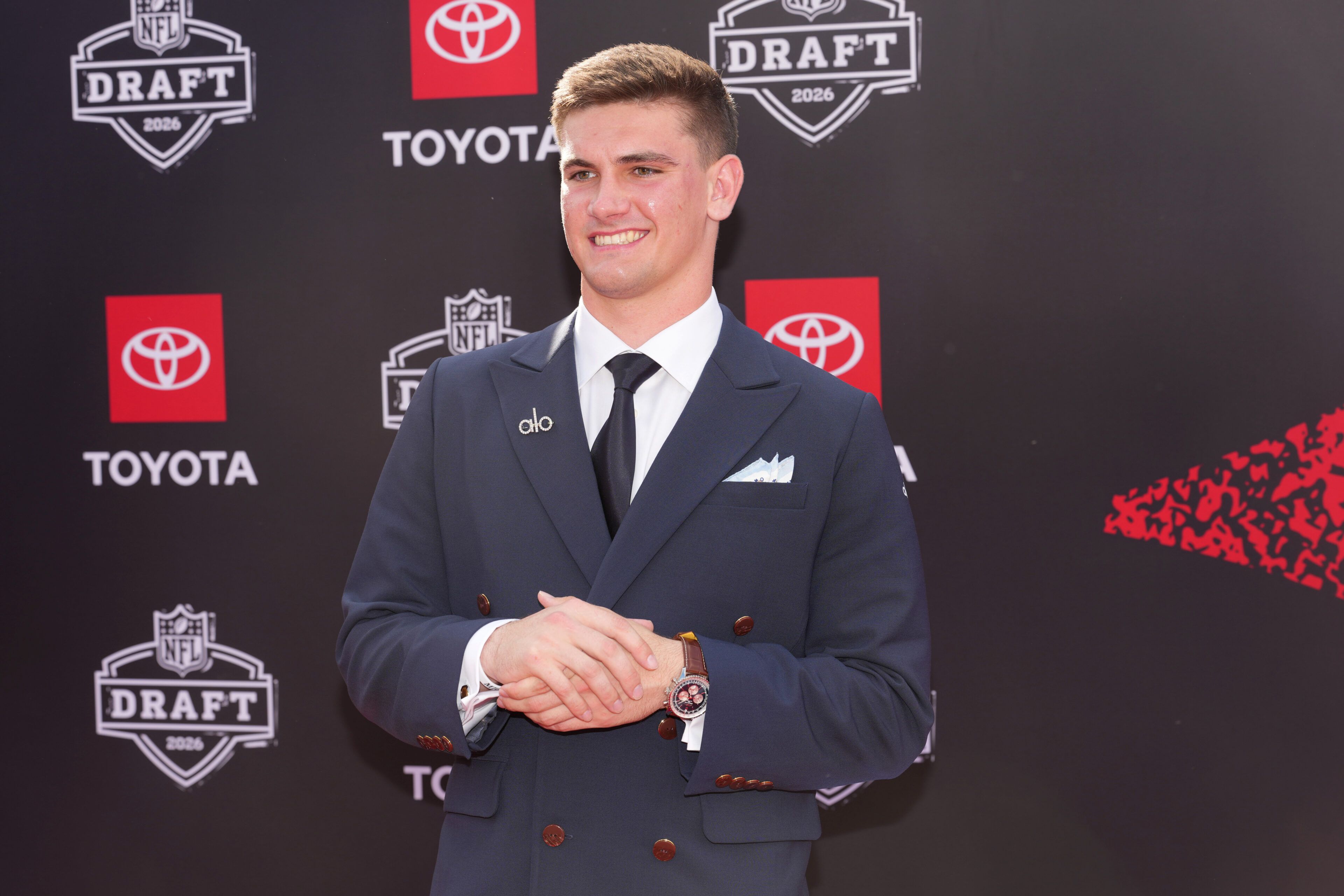 Ty Simpson NFL Draft Photos: Alabama QB Shines on Red Carpet With ...