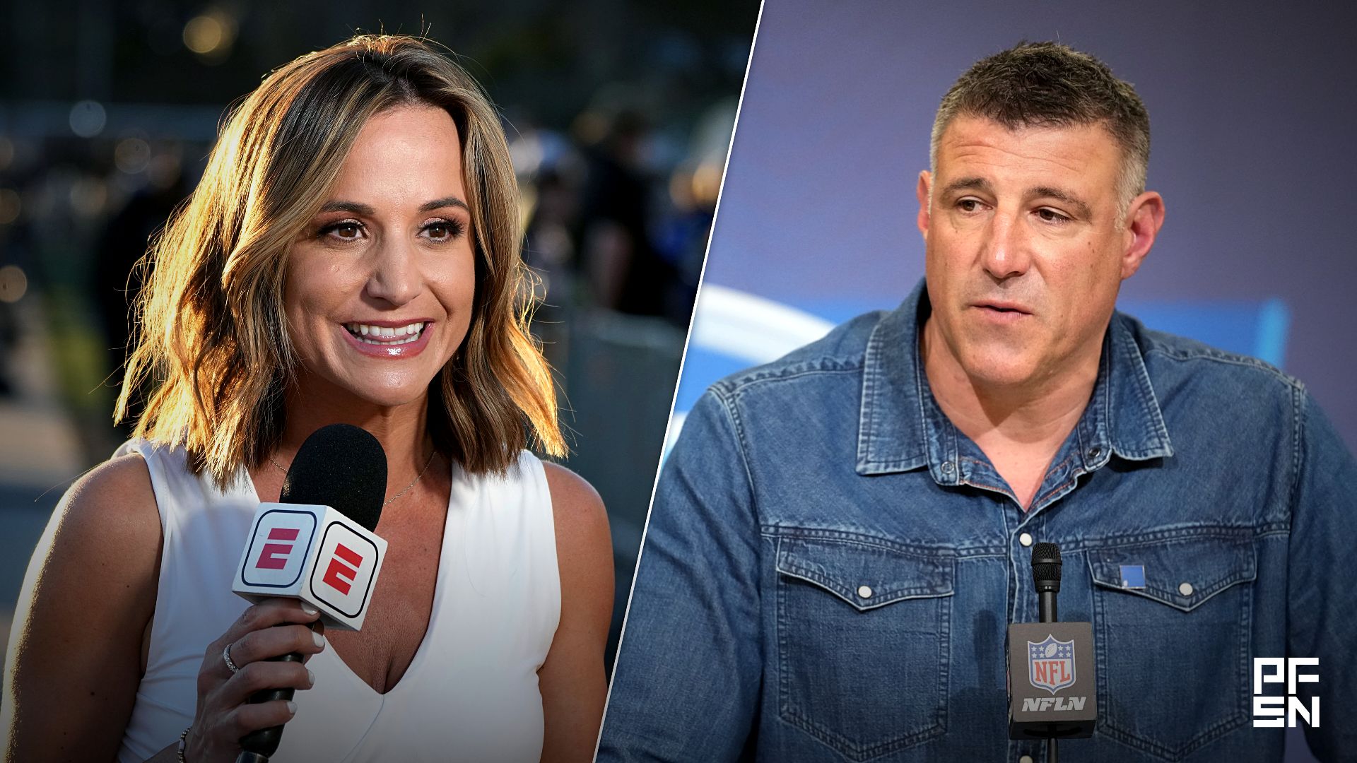 ‘It’s Ironic’ -- Jason Brown Speculates on Mike Vrabel, Dianna Russini ...